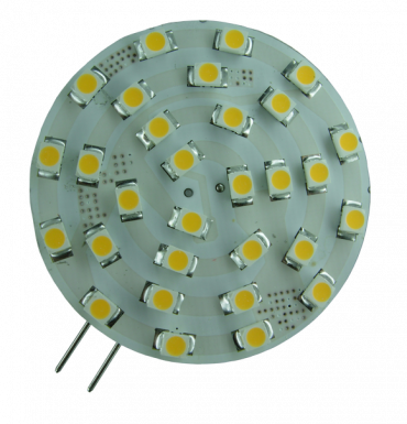 G4 LED Steeklamp 30 LED´s 2 Watt 12V, 24V, 10-30 Volt